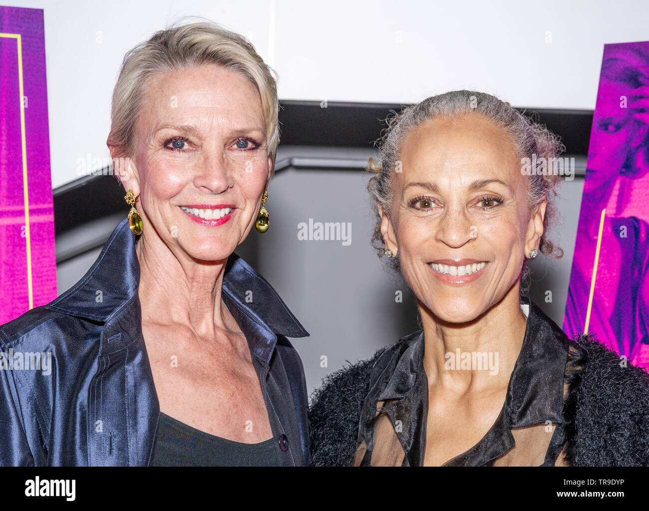 New York, NY - May 22, 2019: Karen Bjornson and Alva Chinn attend ...