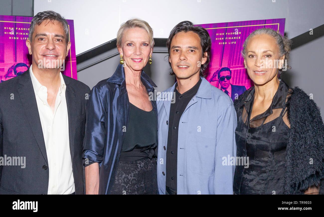 New York, NY - May 22, 2019: Roland Ballester, Karen Bjornson, Frederic ...