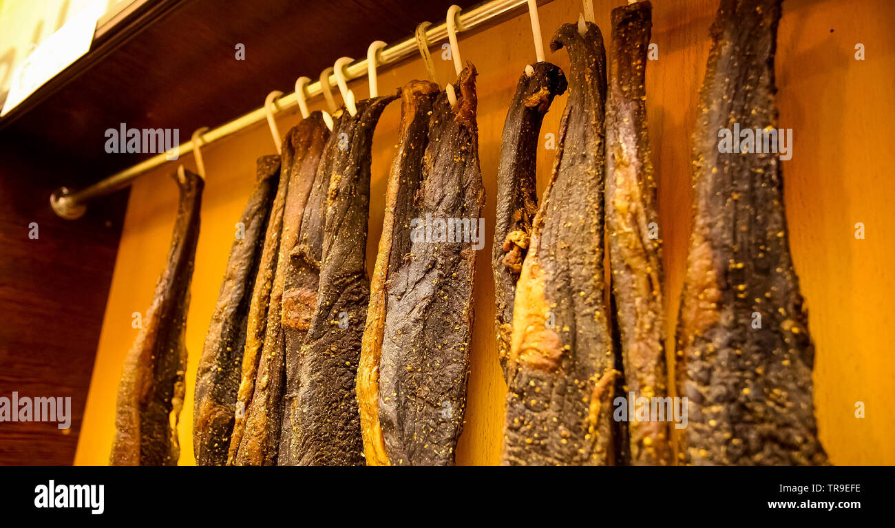 Biltong board hi-res stock photography and images - Alamy