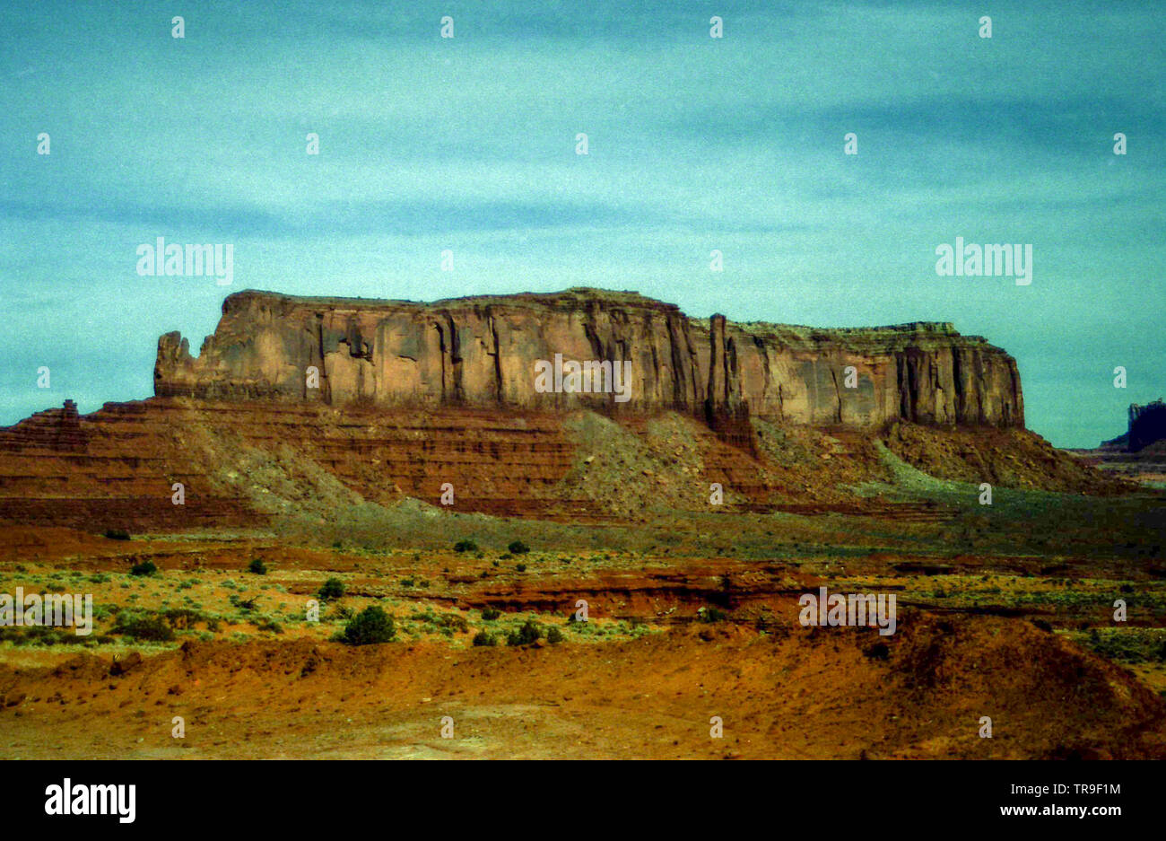 A view of the gorgeous Monument Valley in Utah, circa 1996. Image from ...