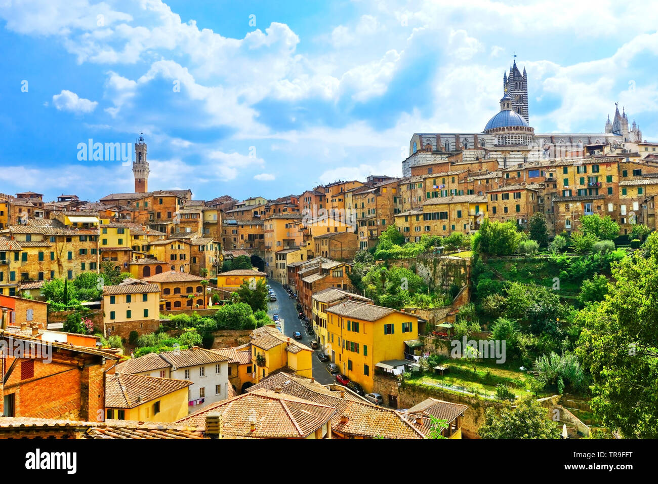 Italy toscana siena historic hi-res stock photography and images - Alamy
