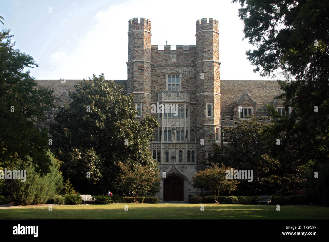 Perkins Library on the campus of Duke University in Durham, NC, USA ...