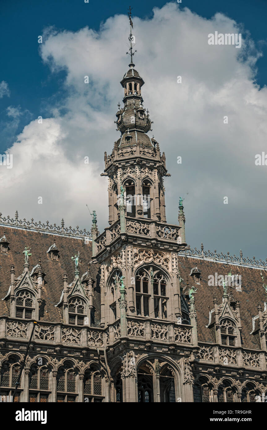 Brussels flamboyant gothic hi-res stock photography and images - Alamy