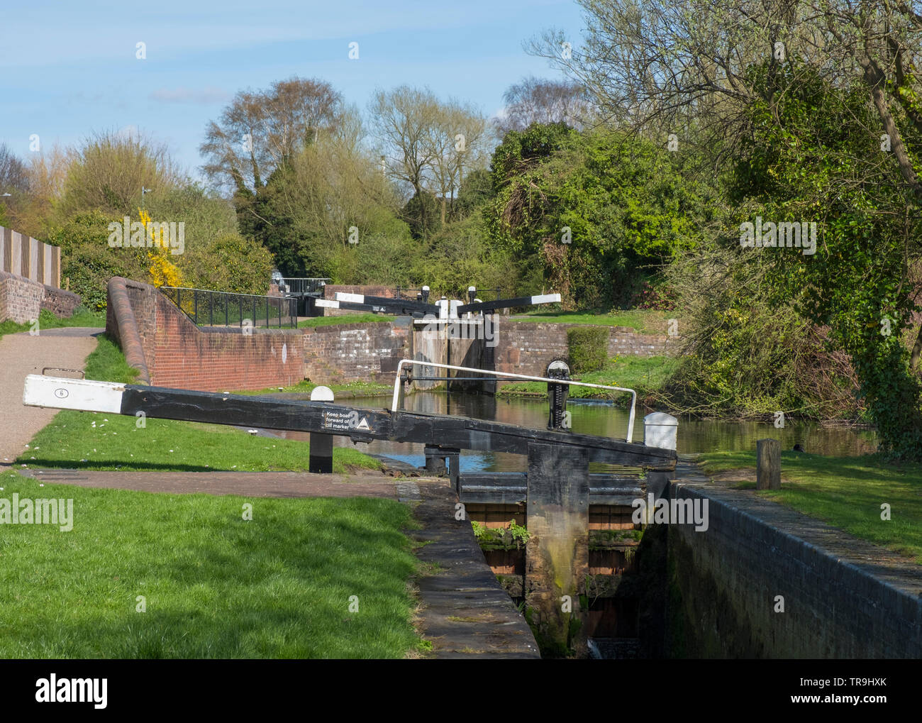 Graffiti on canal locks hi-res stock photography and images - Alamy