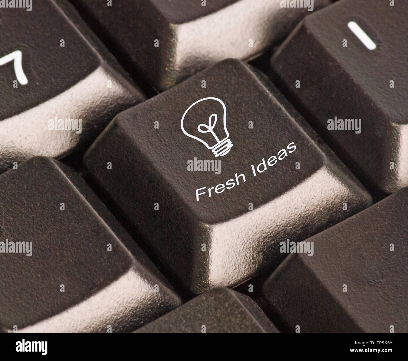 Keyboard with hot keys for fresh ideas Stock Photo - Alamy