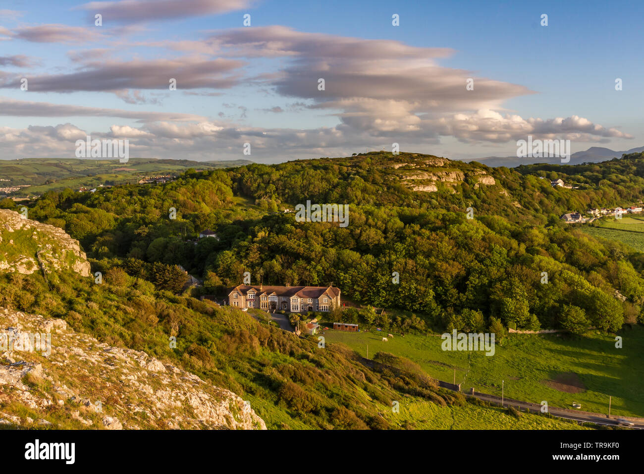 View from the Little Orme, Llandudno, Wales Stock Photo - Alamy