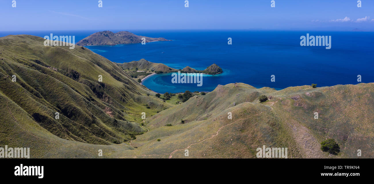 Komodo national park aerial hi-res stock photography and images - Alamy