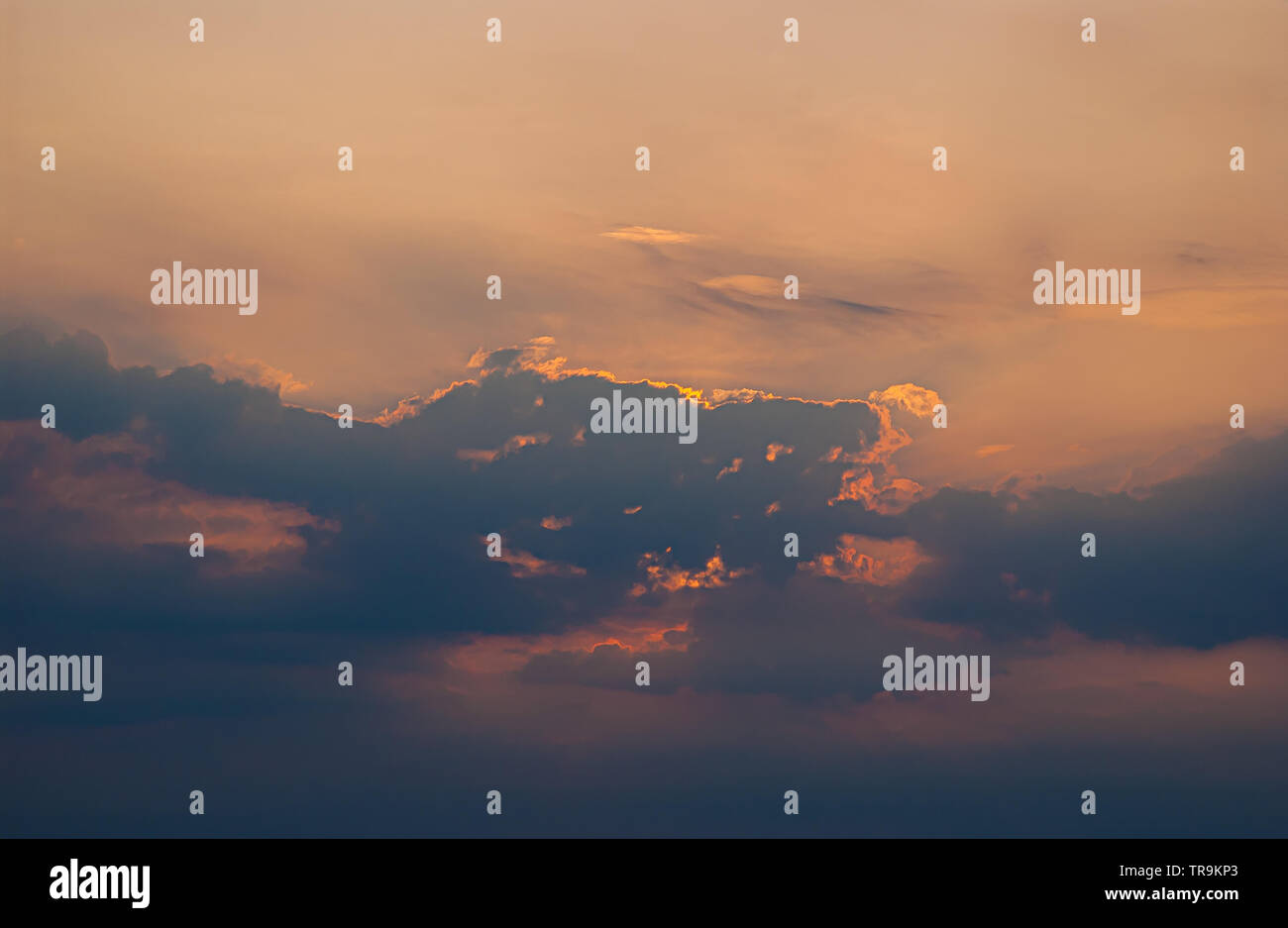 Dark clouds and light outdoors backlight hi-res stock photography and ...