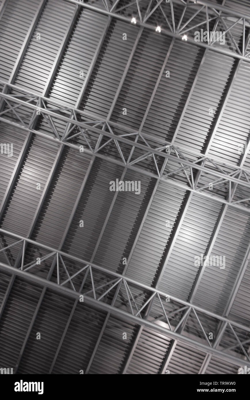 Structure of a modern sheet metal roof hi-res stock photography and ...