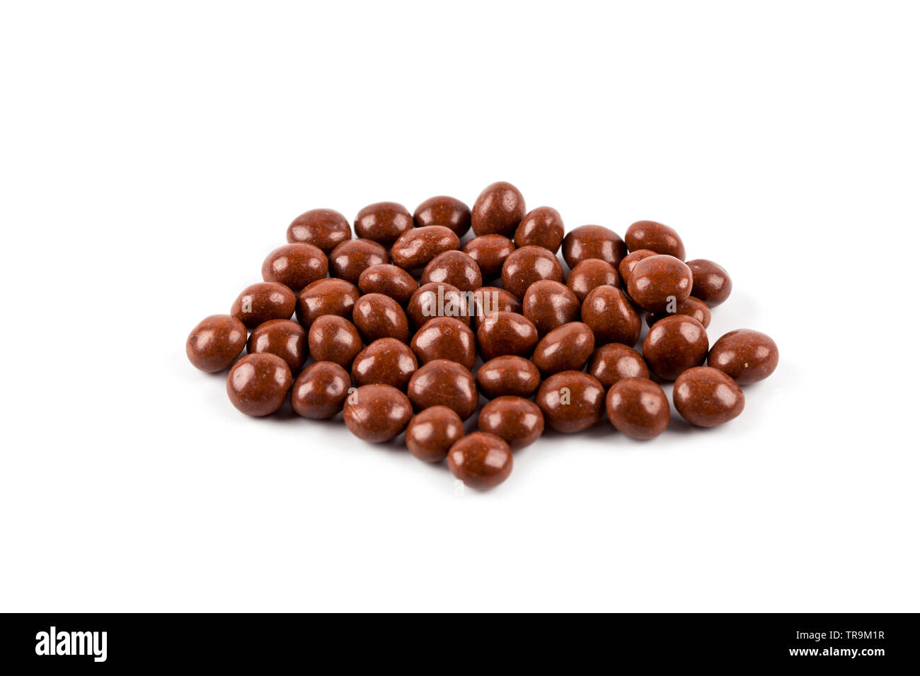 Brown chocolate candies group isolated on white background. Sweet food ...