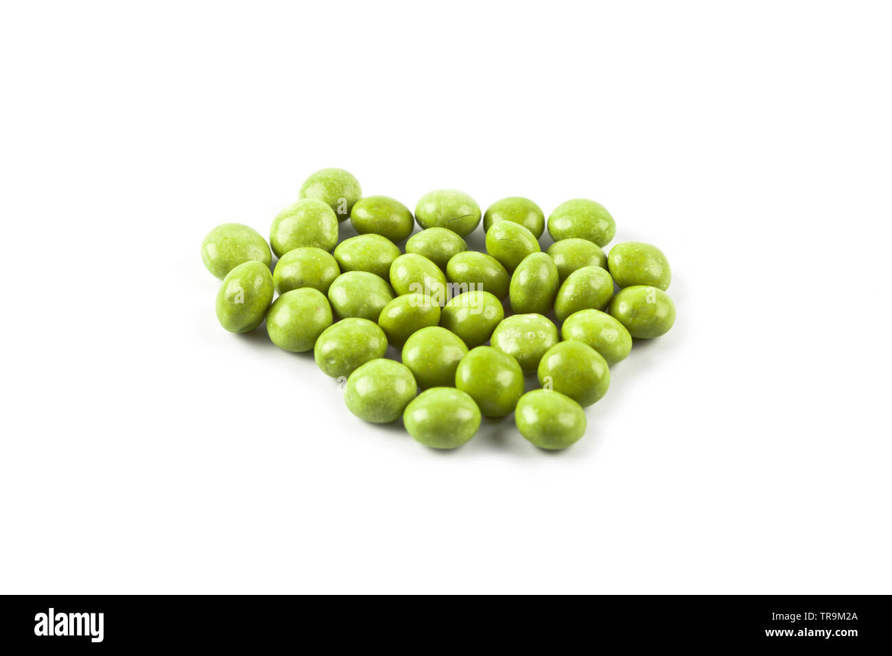 Green candies group isolated on white background. Sweet food Stock ...