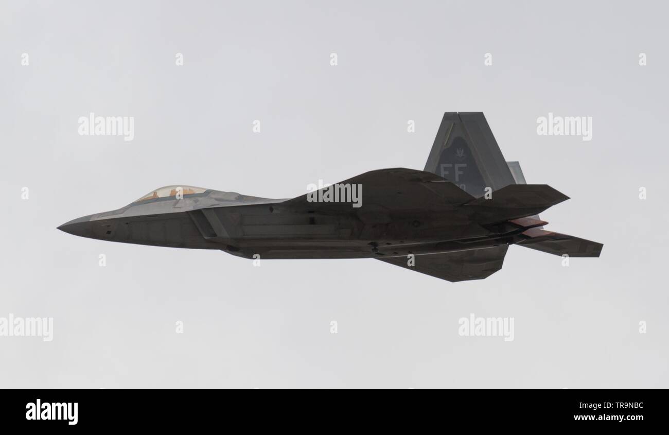 USAF F-22A Raptor Stock Photo - Alamy