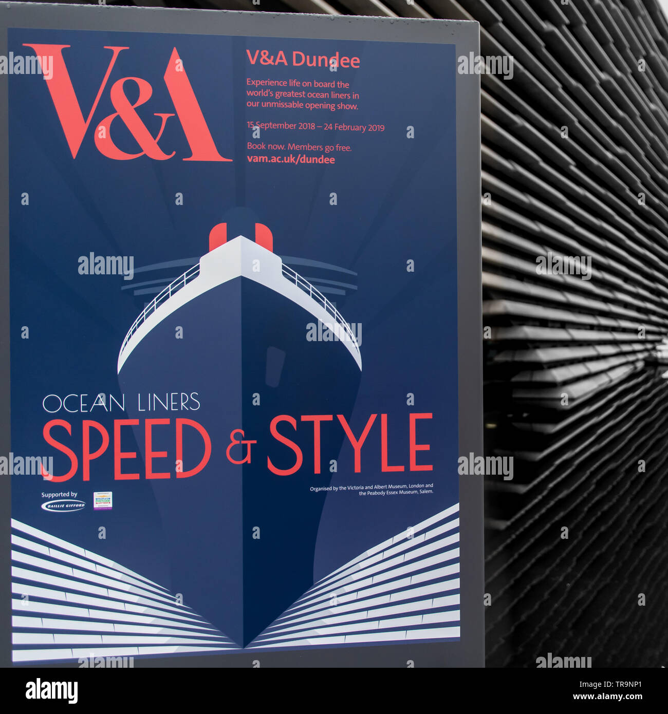 V&A Design Museum Dundee Scotland Stock Photo - Alamy