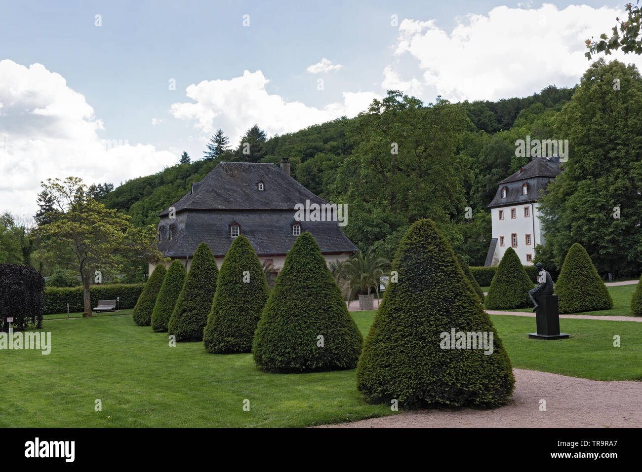 park with orangery of monastery eberbach germany Stock Photo - Alamy