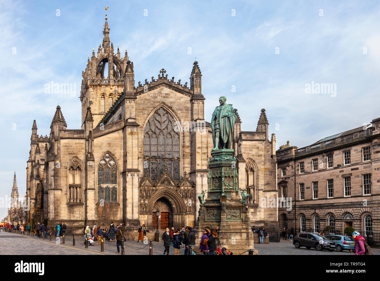 The statue 1888 is of walter francis montagu douglas scott hi-res stock ...