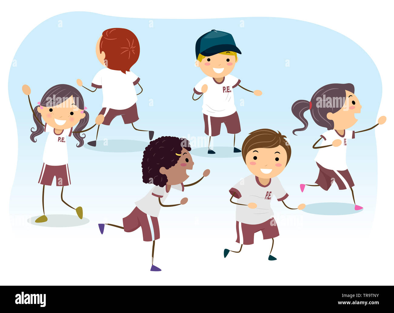 Stickman running hi-res stock photography and images - Alamy