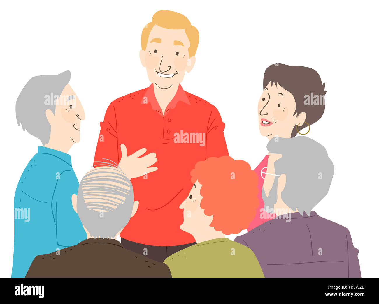 Men Talking Clipart