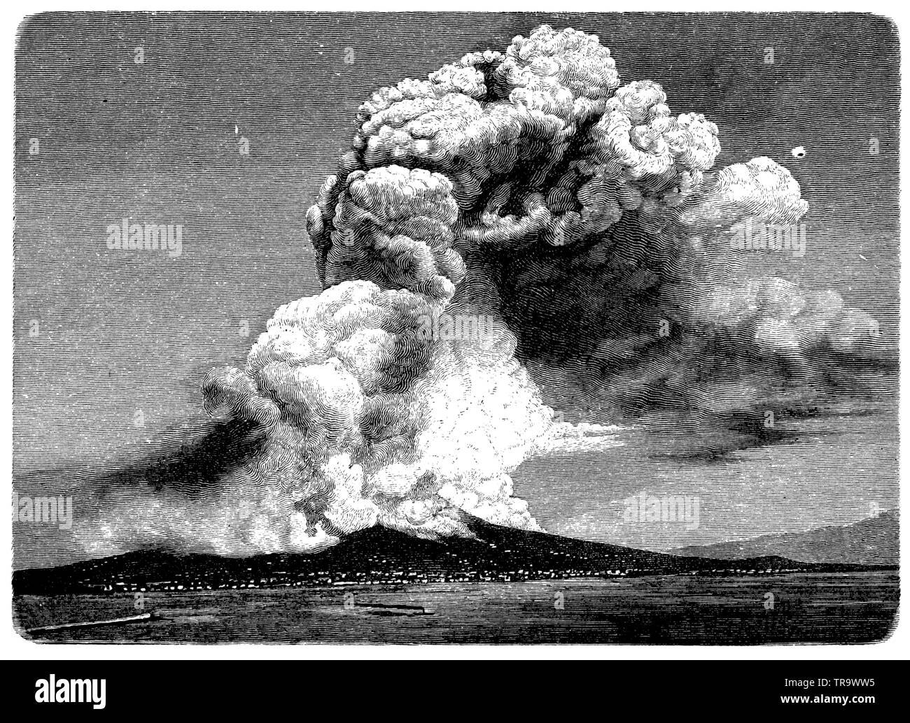Vesuvius eruption Cut Out Stock Images & Pictures - Alamy