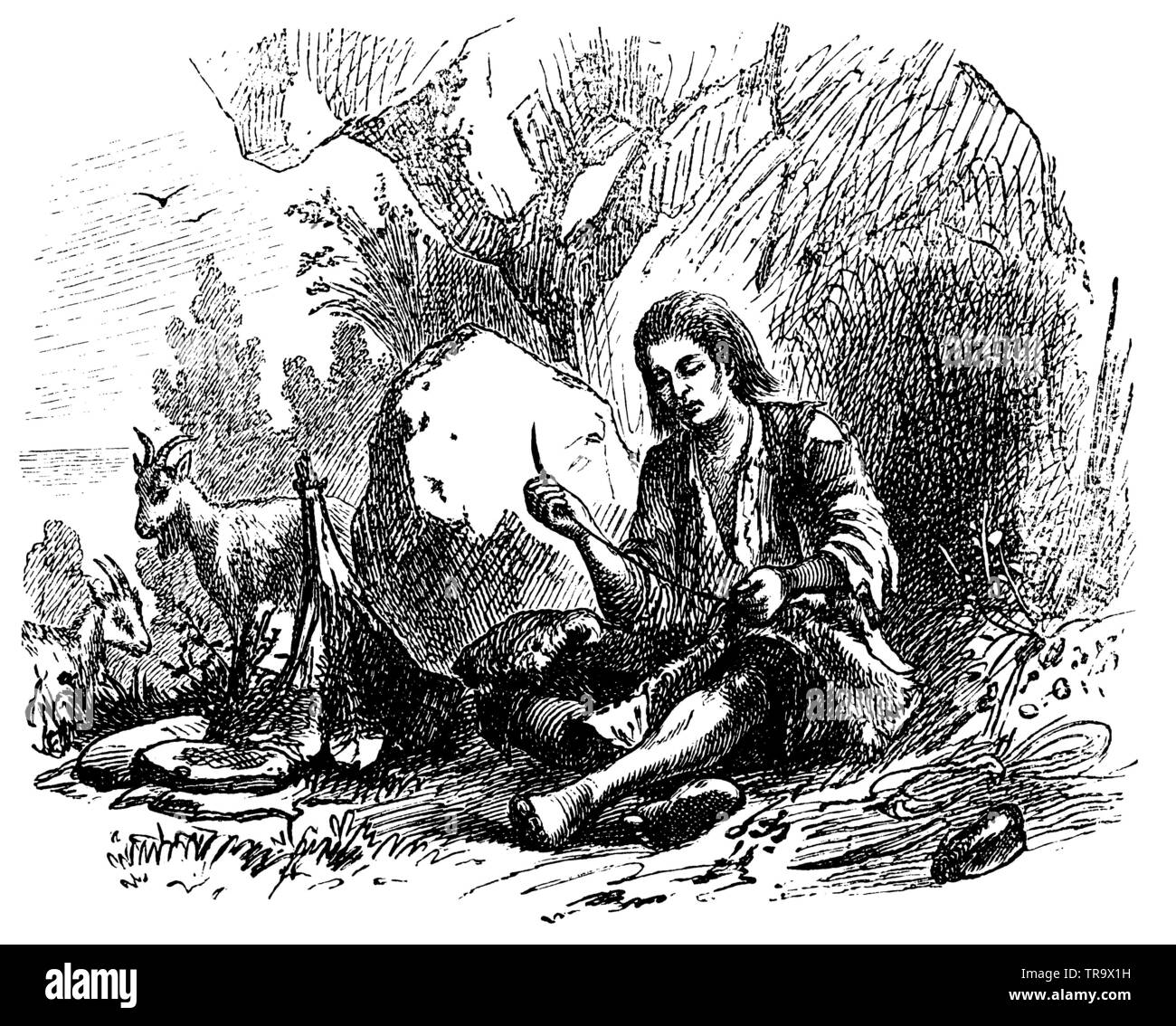 Daniel defoe robinson crusoe Cut Out Stock Images & Pictures - Alamy