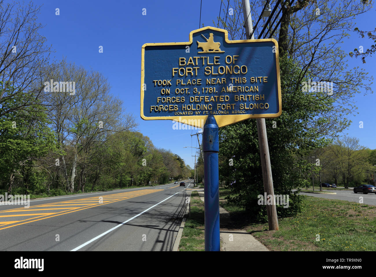 Revolutionary War historic marker Fort Salonga Long Island New York ...