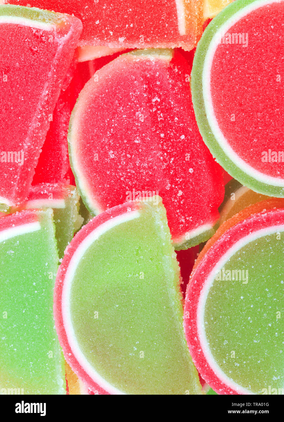 many Multicolor Fruit Jelly Stock Photo - Alamy