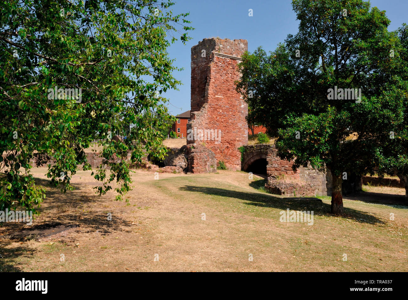 Medieval Exe Bridge and St Edmund's Tower, Exeter, Devon Stock Photo ...