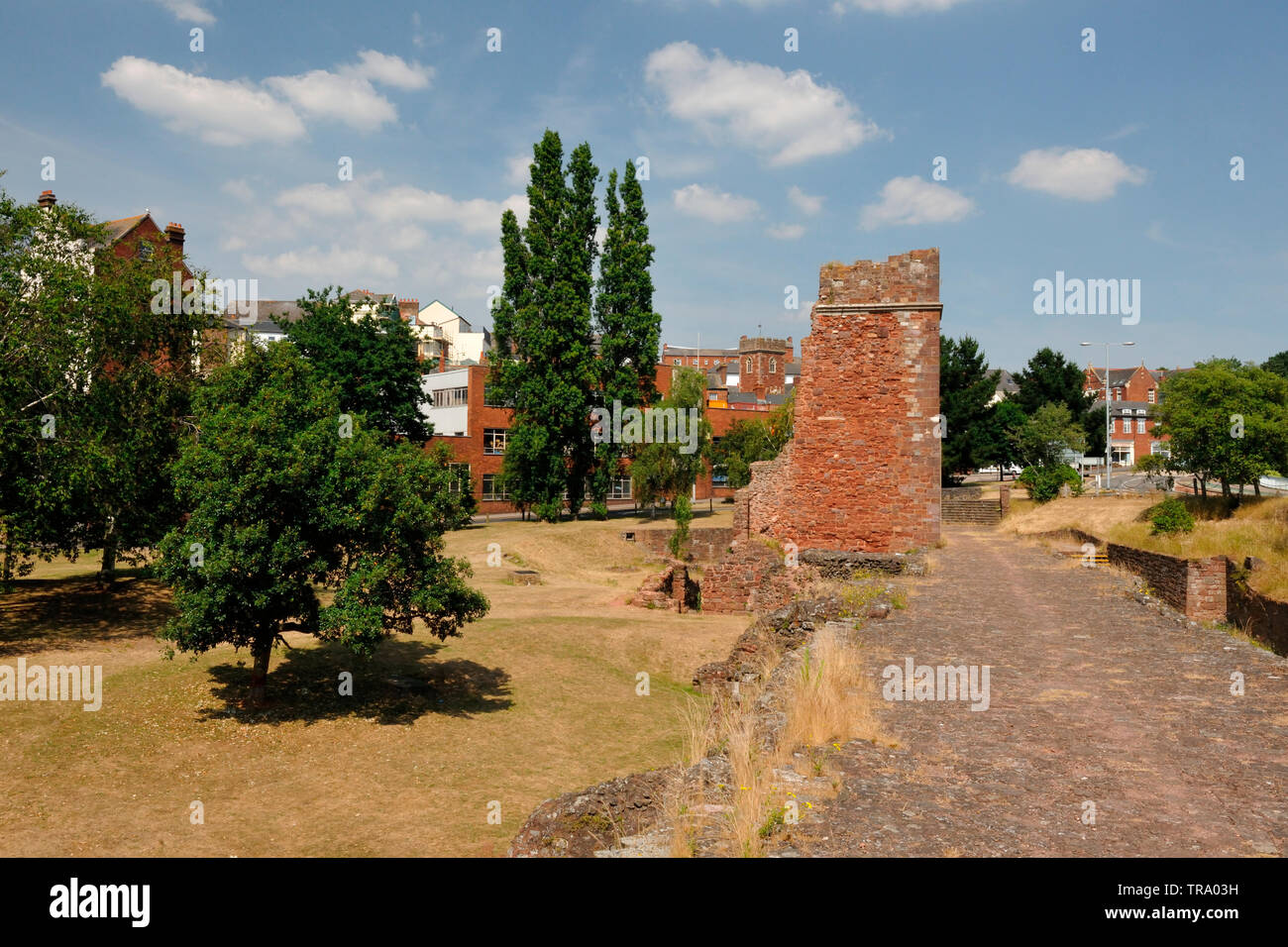 Medieval Exe Bridge and St Edmund's Tower, Exeter, Devon Stock Photo ...