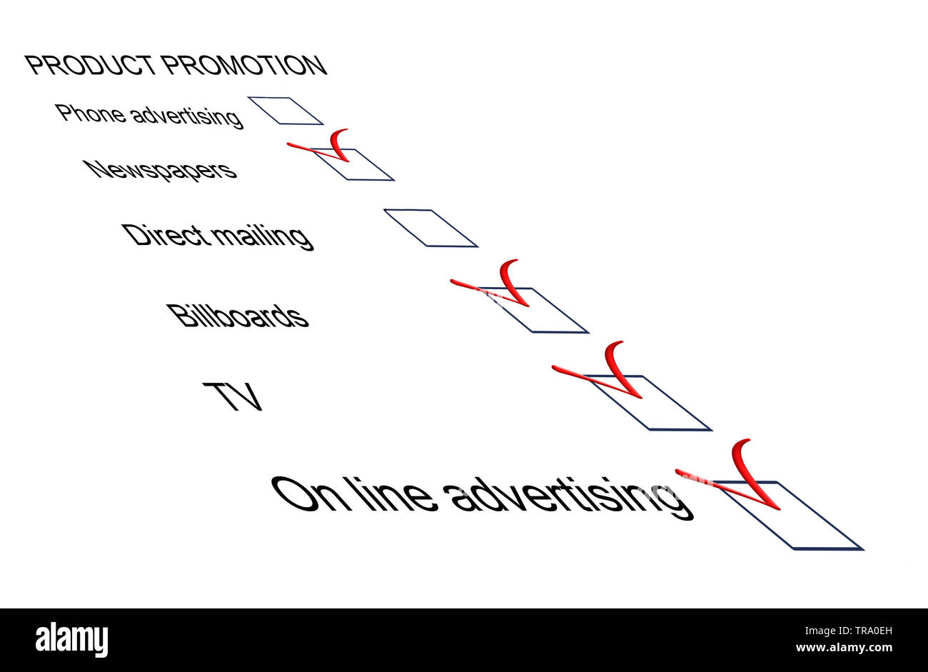 Online checklist Cut Out Stock Images & Pictures - Alamy