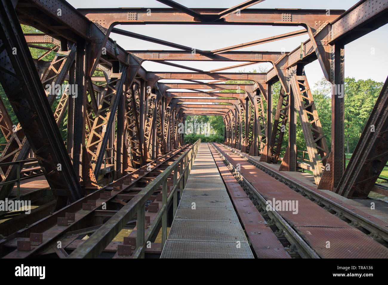 old railway bridge Stock Photo - Alamy