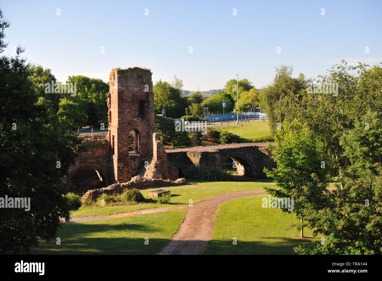 Medieval City Walls, Exeter, Devon Stock Photo - Alamy