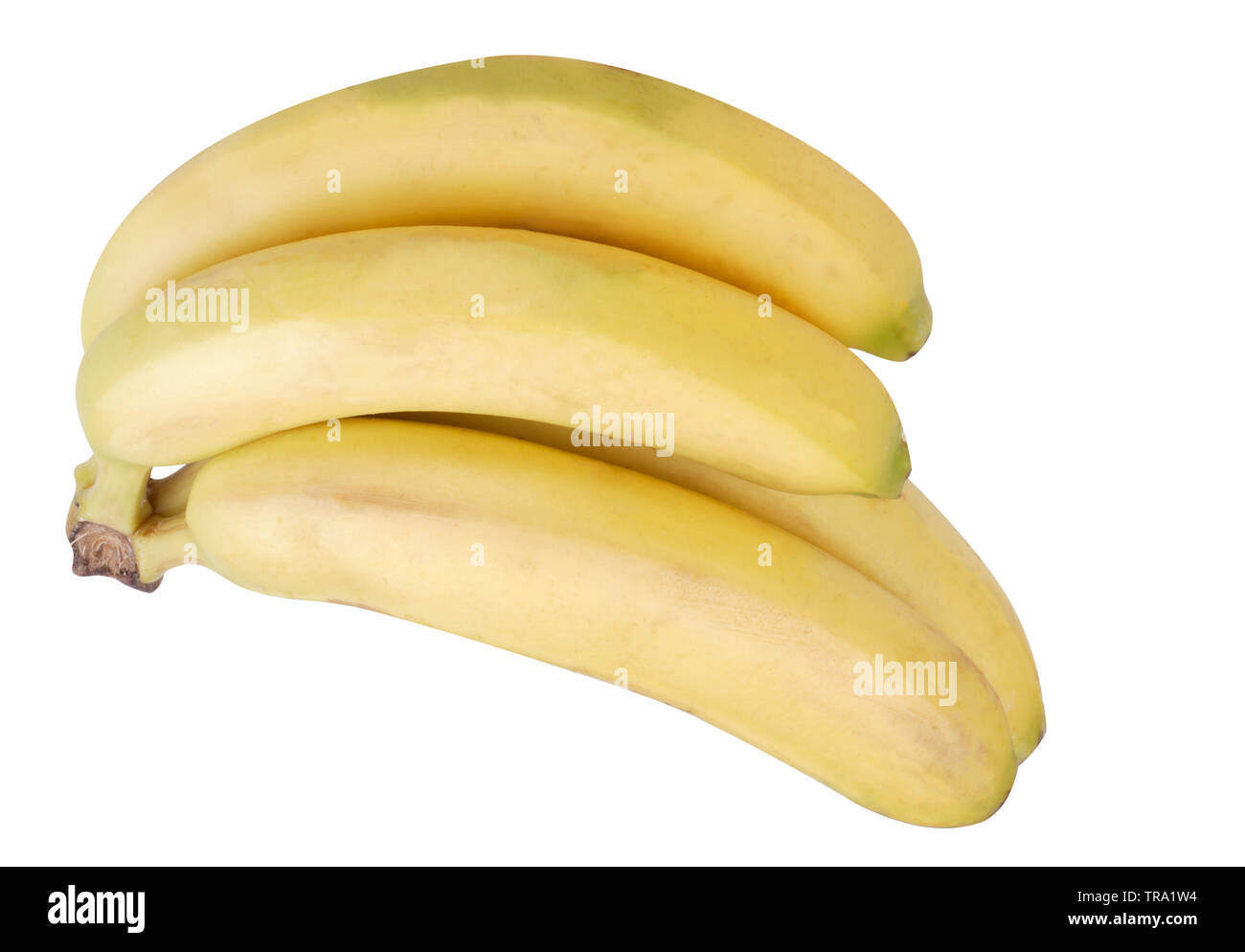 many yellow banana isolated Stock Photo - Alamy