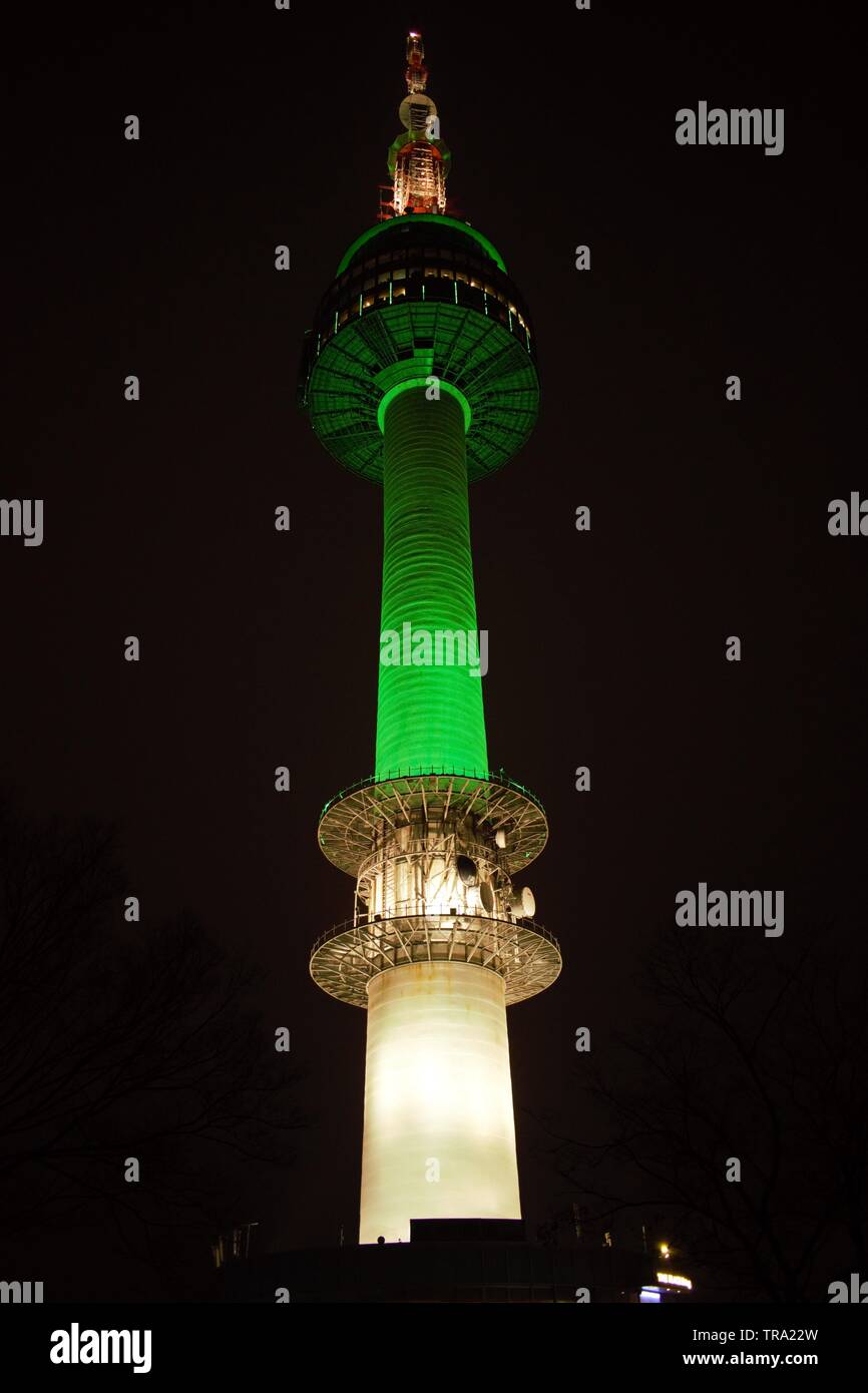 N seoul tower hi-res stock photography and images - Alamy