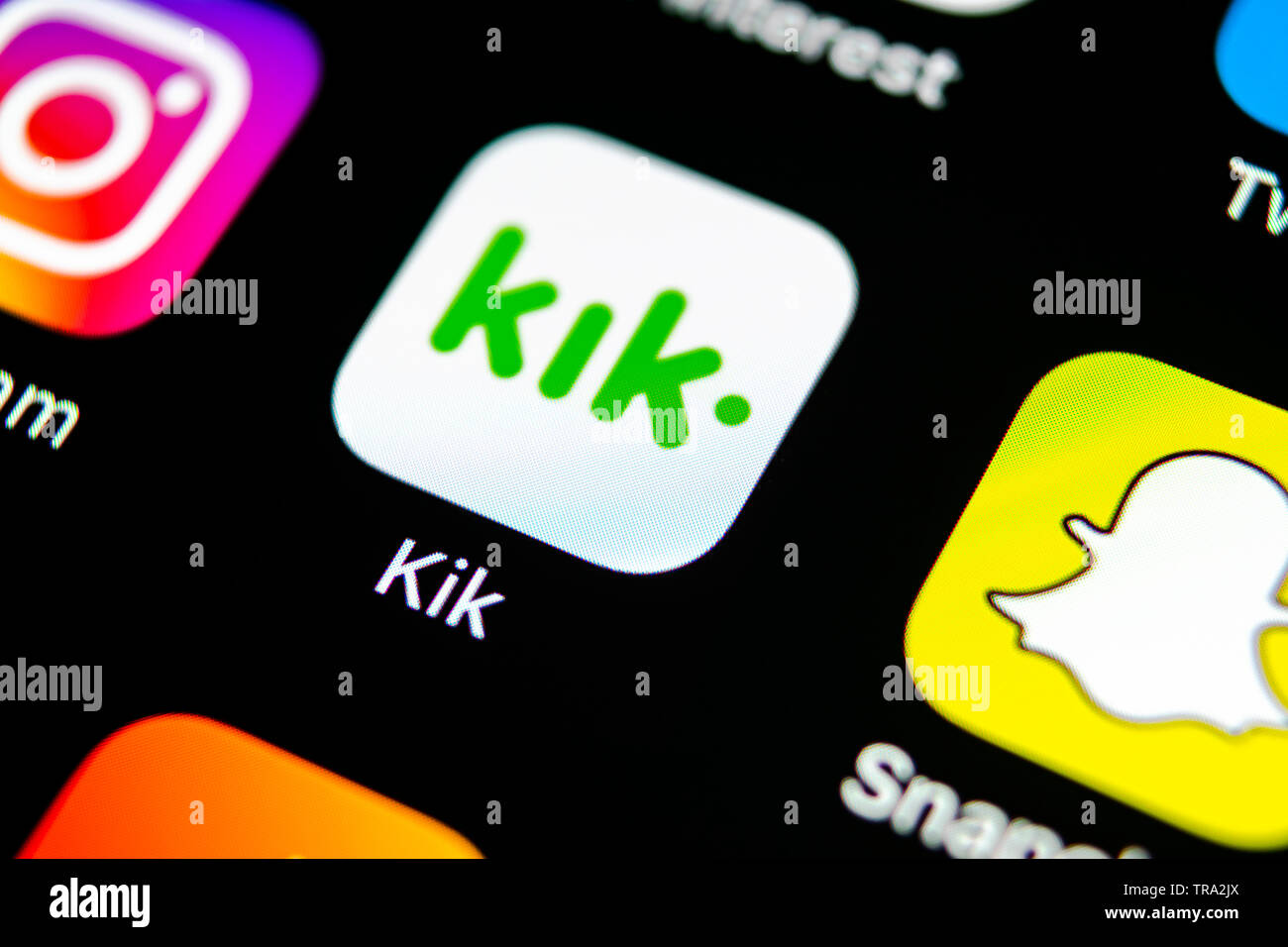 Kik icon hi-res stock photography and images - Alamy