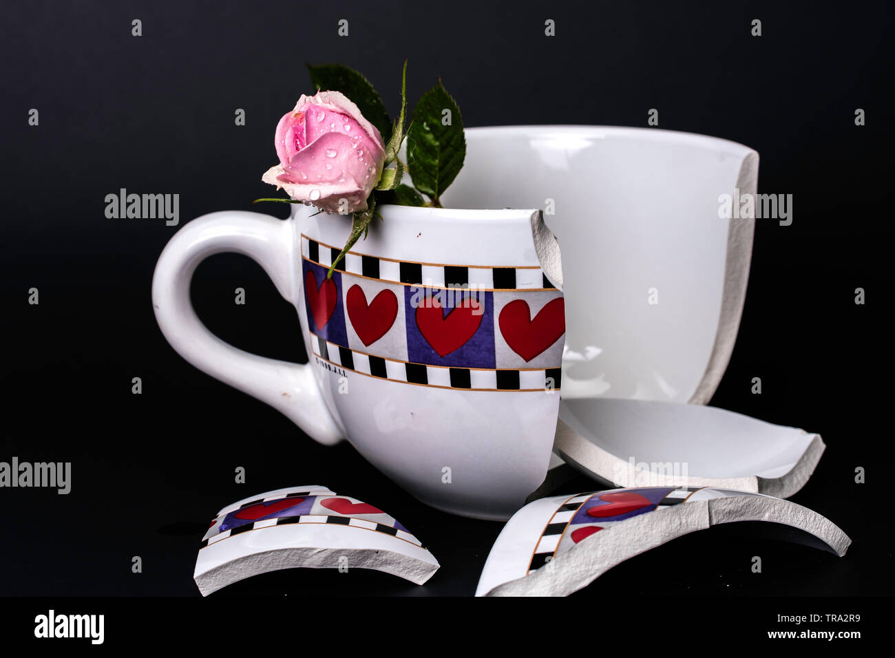 Shattered cup hi-res stock photography and images - Alamy