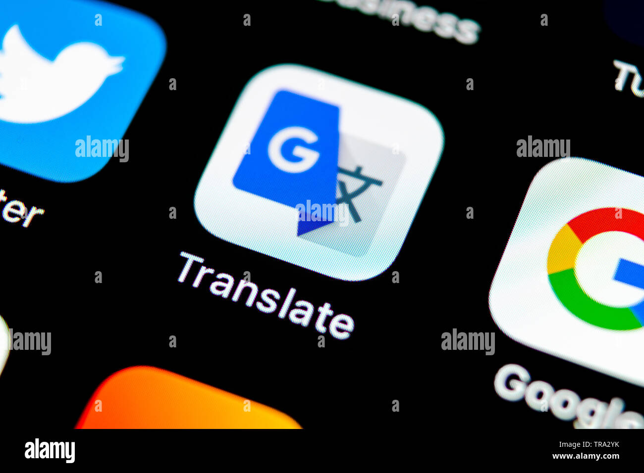 Google translate app icon hi-res stock photography and images - Alamy