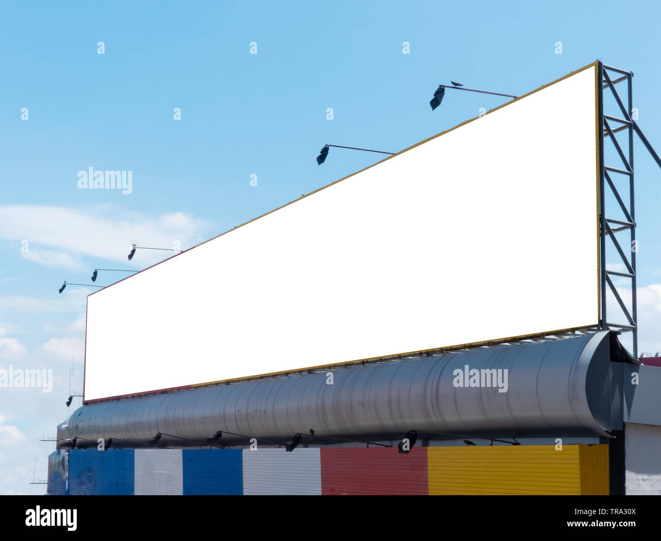 Billboard on building advertising green hi-res stock photography and ...