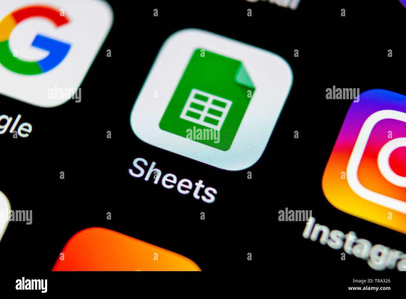 Google sheets logo hi-res stock photography and images - Alamy