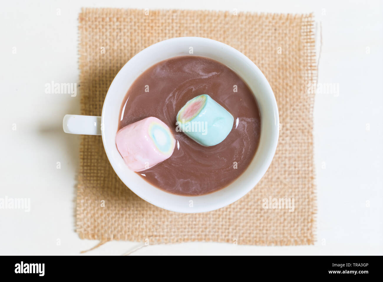 Hot coco with marshmallows hi-res stock photography and images - Alamy