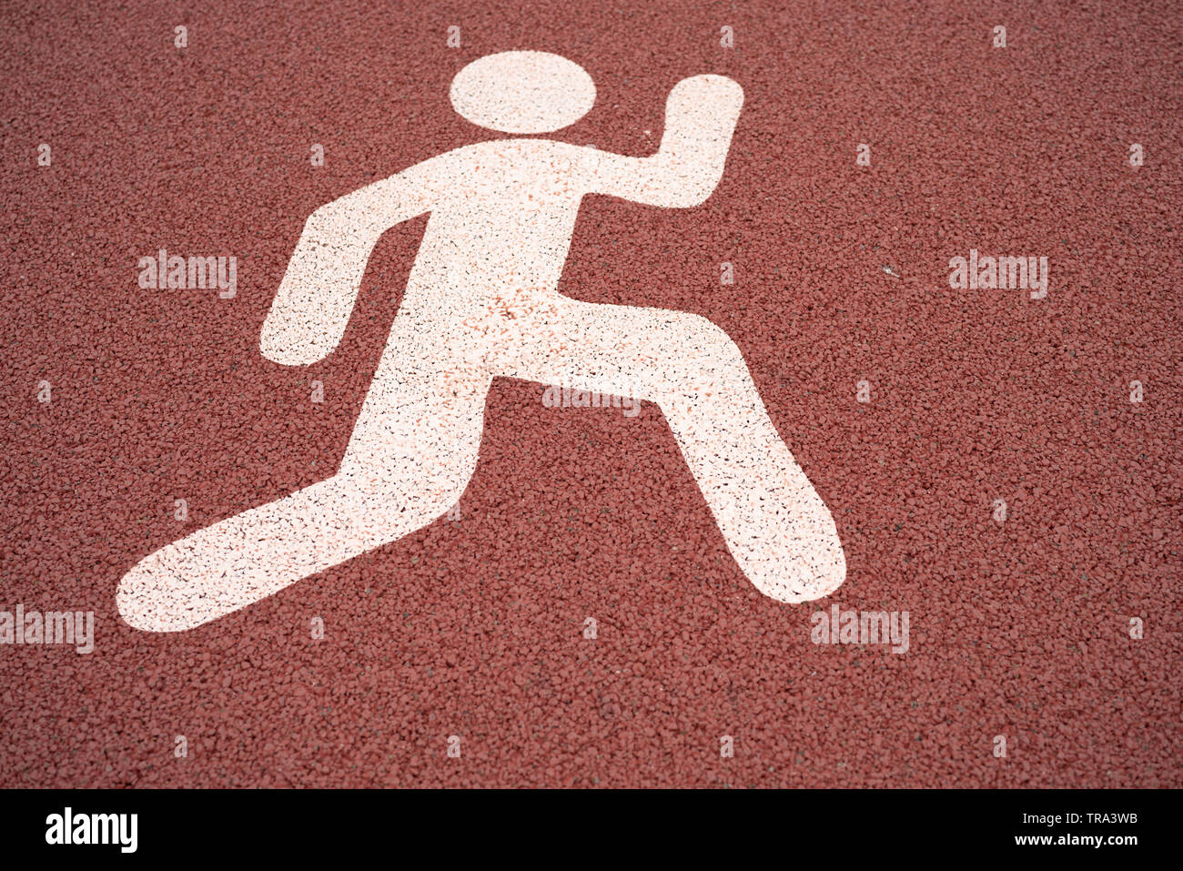 Crosswalk Safety Sign Warning People High Resolution Stock Photography ...