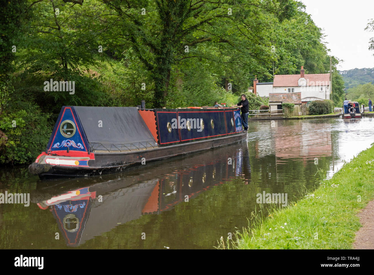 Staffordshire and Worcestershire Canal at Hyde lock nr Kinver ...