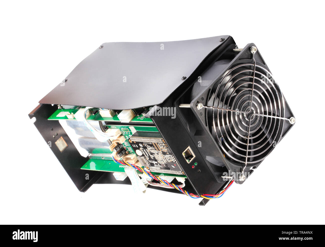 electronic device isolated on white background Stock Photo - Alamy