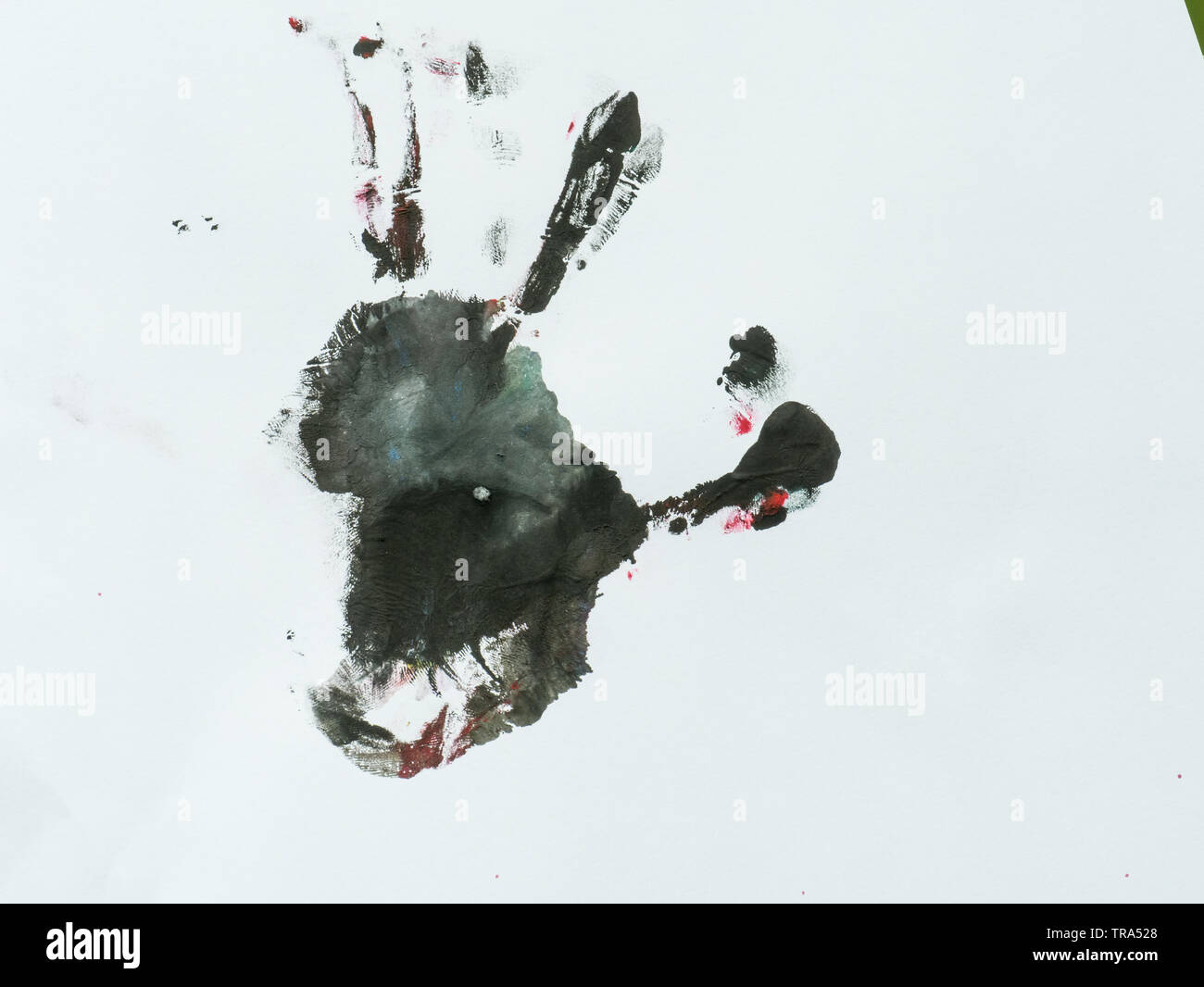 Hand print colour paper hi-res stock photography and images - Alamy