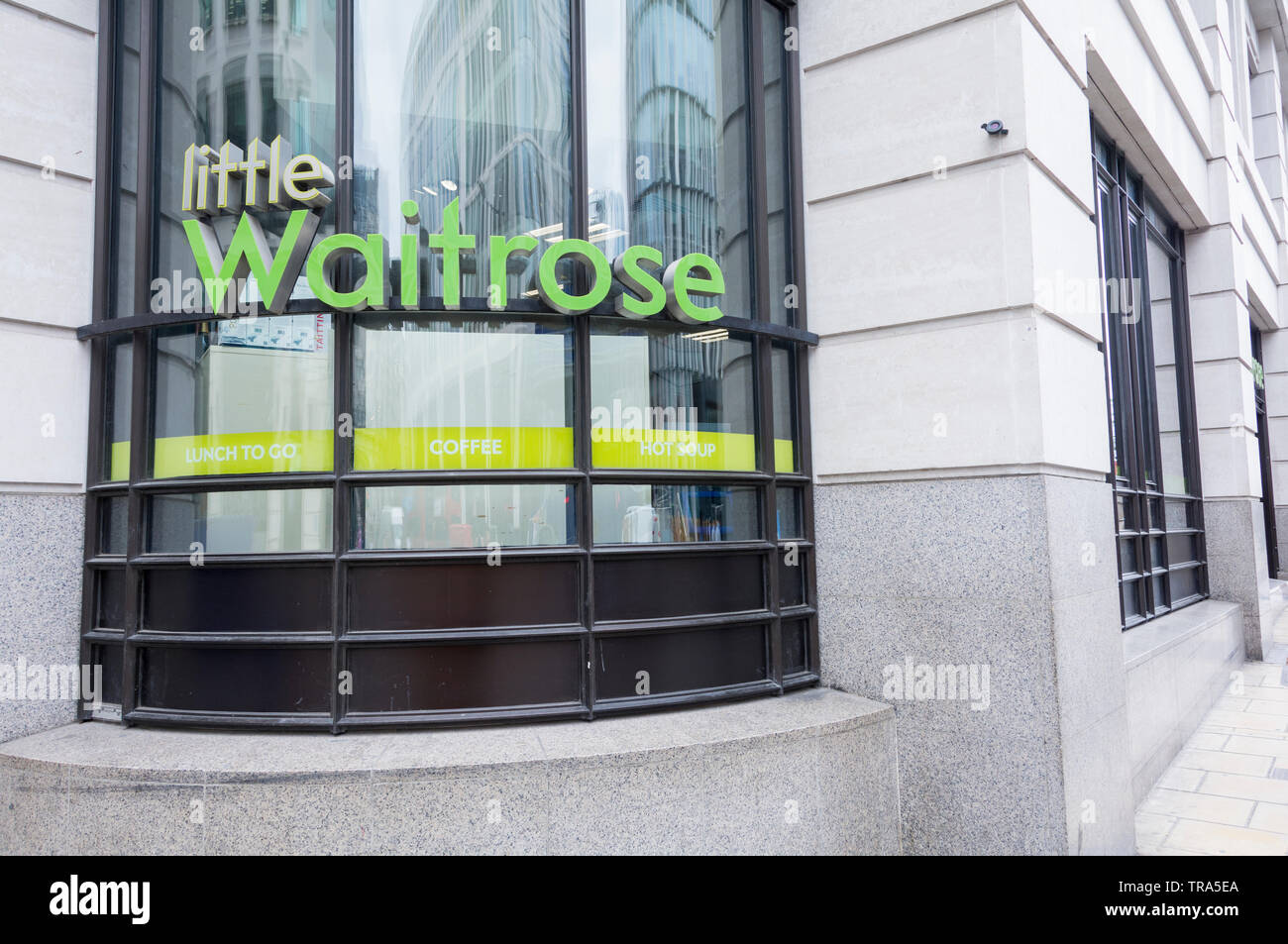 Little Waitrose storefront, King William Street, London EC4, UK Stock ...