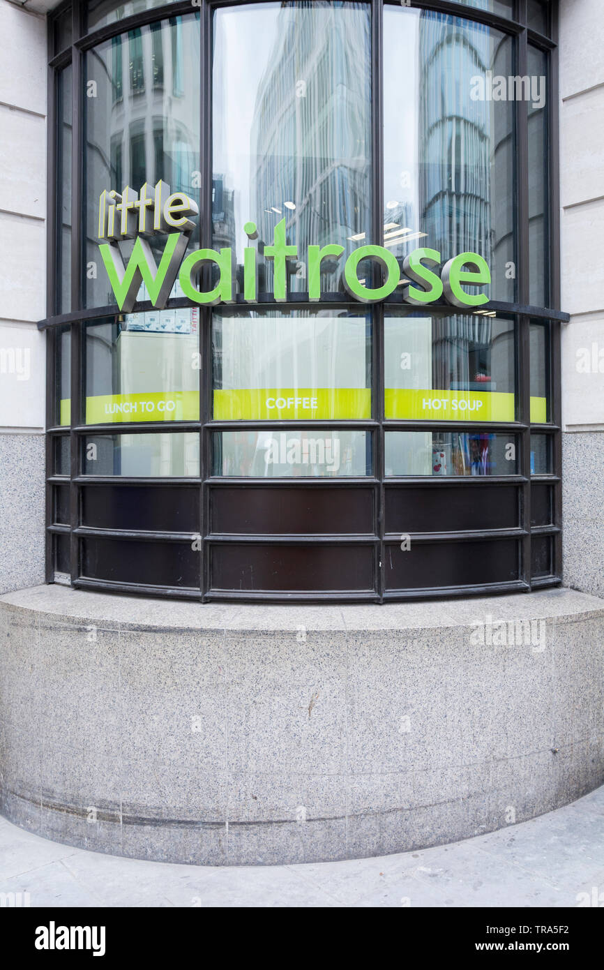 Little Waitrose storefront, King William Street, Londo,n EC4, UK Stock ...