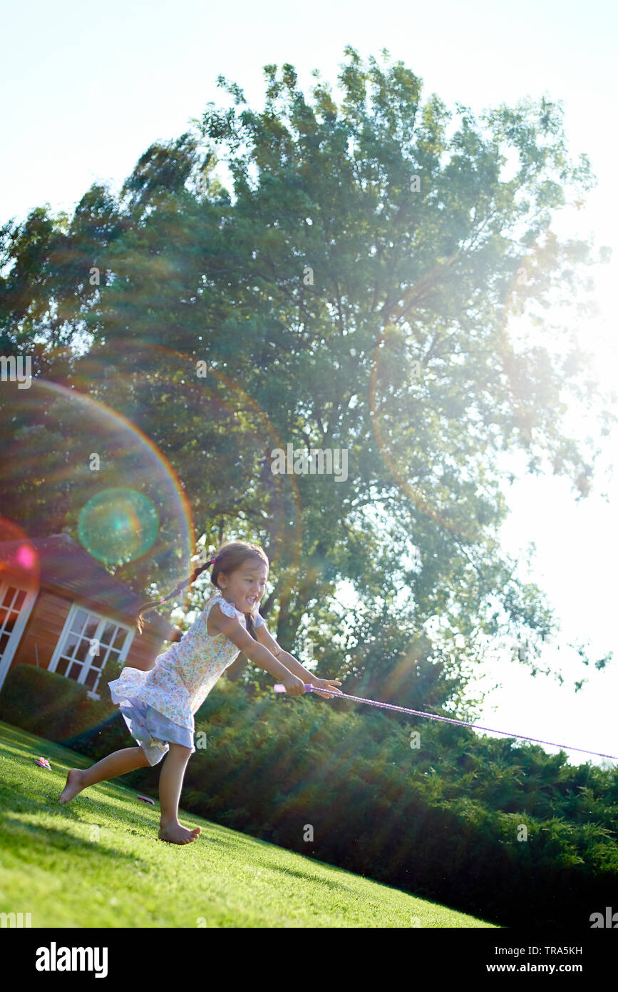 Two girls skipping rope in hi-res stock photography and images - Alamy