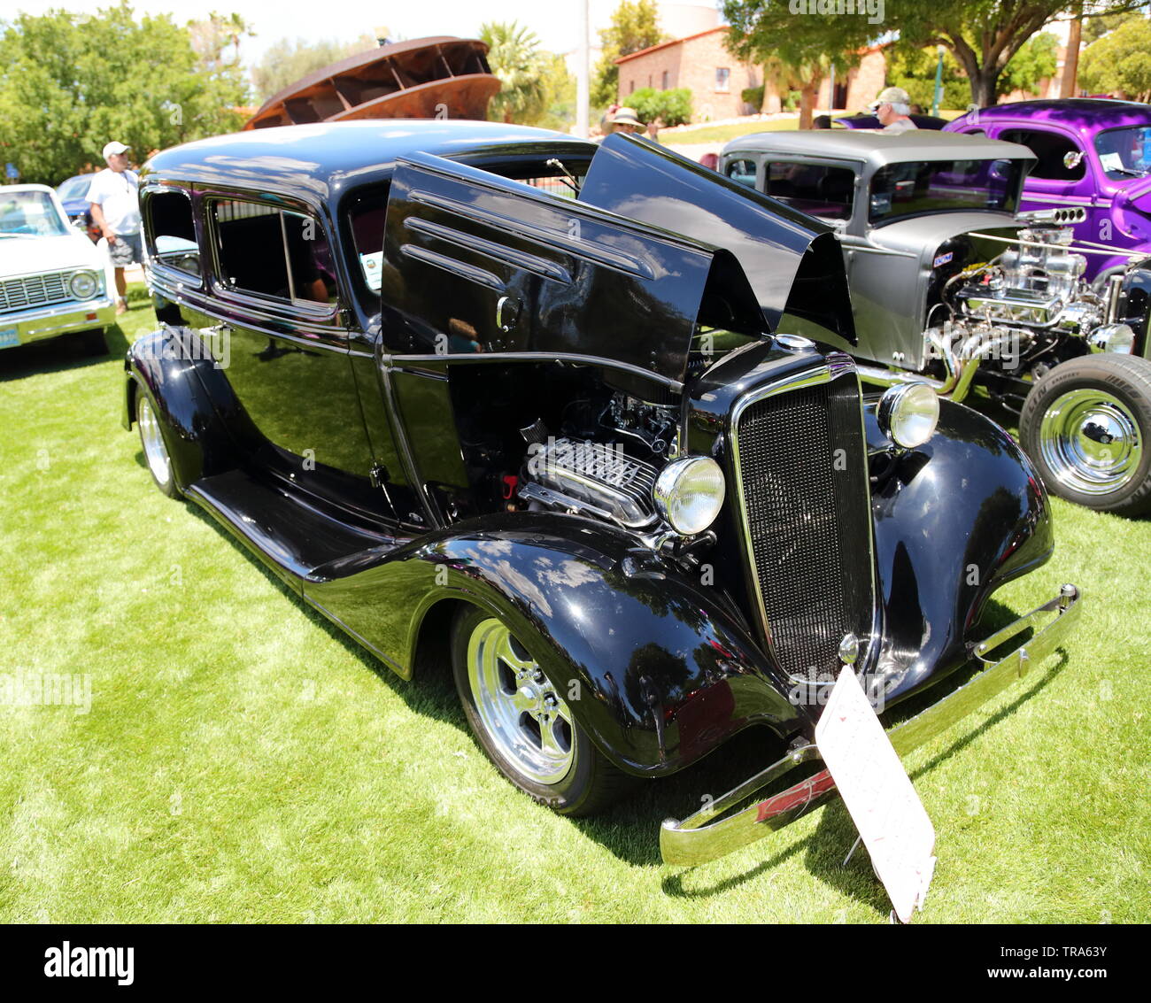 Vintage Hot Rod at a memorial day event at Boulder City, Nevada, USA ...