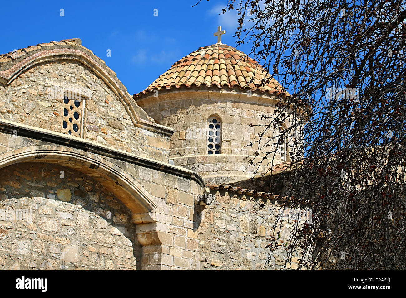 Church of Panayia Angeloktisti in Kiti village near Larnaca, Cyprus ...