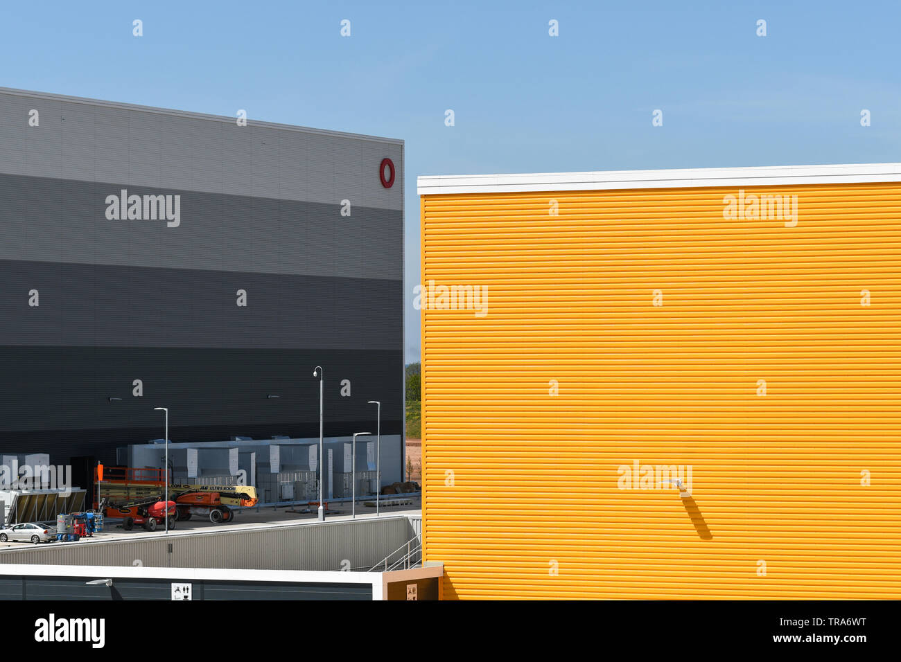 industrial buildings at the east midlands gateway Stock Photo - Alamy