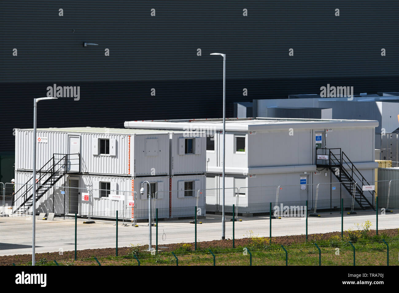 industrial buildings at the east midlands gateway Stock Photo - Alamy