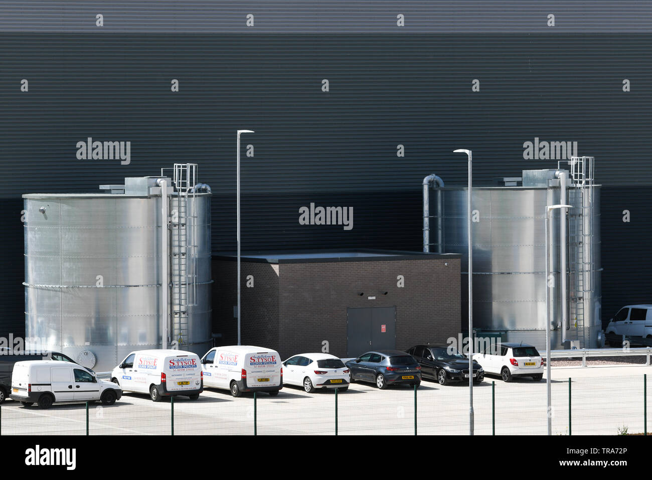 industrial buildings at the east midlands gateway Stock Photo - Alamy